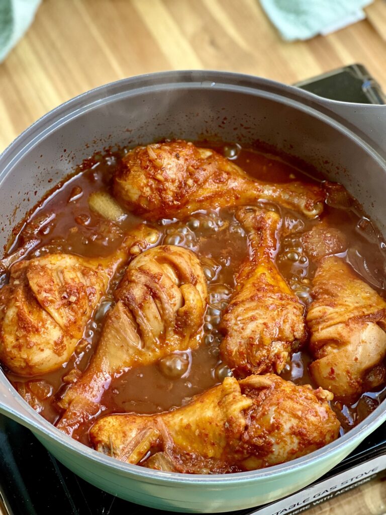 Korean Spicy Chicken Stew (Dakdoritang) - Stellanspice