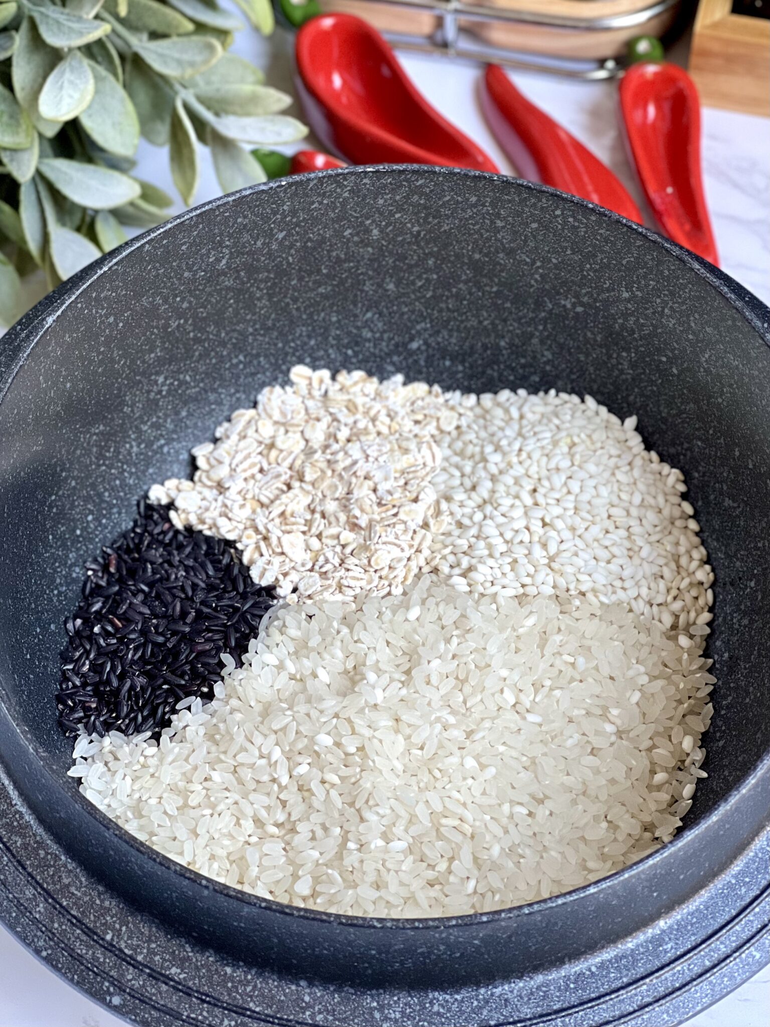 Korean Purple Rice (Heukmi Bap)