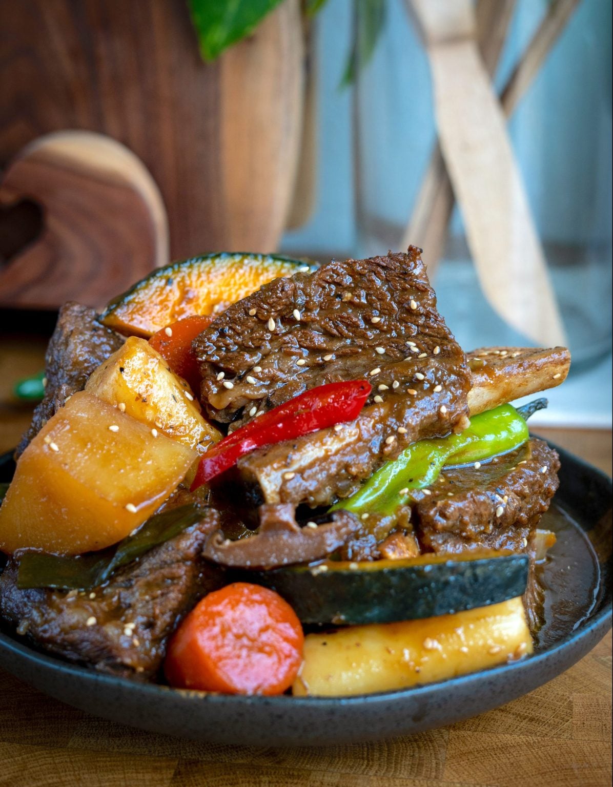 Galbi Jjim- Korean Braised Short Ribs - Stellanspice