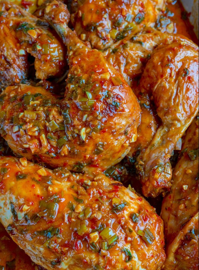 Spicy Lemon Garlic Chicken (Chicken Maison Copycat) - Stellanspice