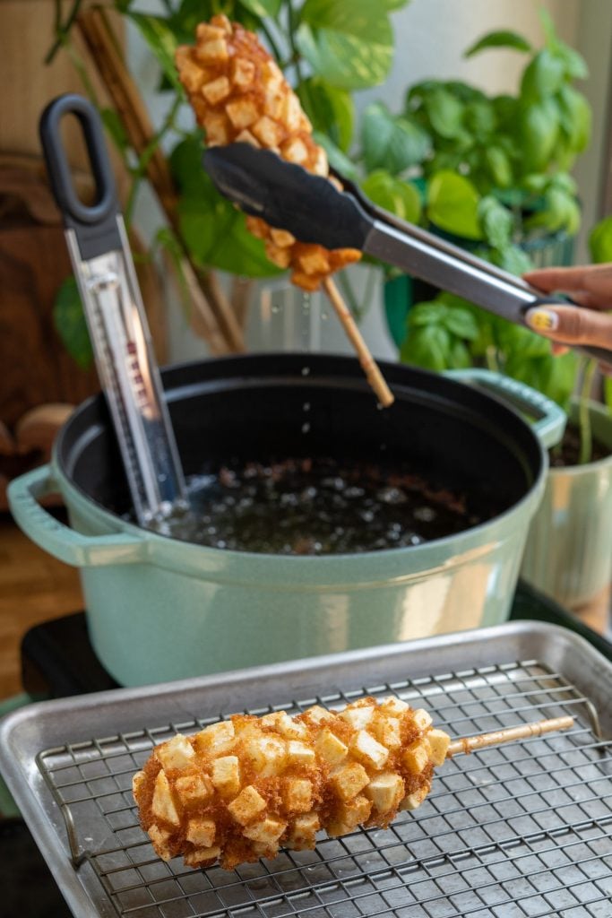 Korean Corn Dog (Gamja Hotdog) - Stellanspice